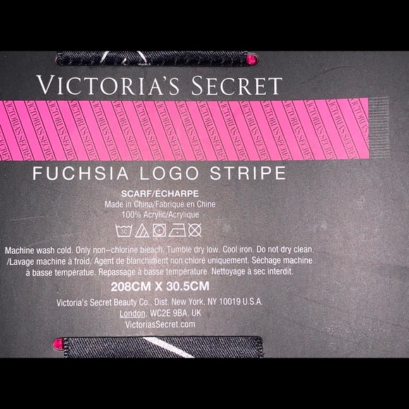 Victoria's Secret | Accessories | Victorias Secret Logo Scarf | Poshmark